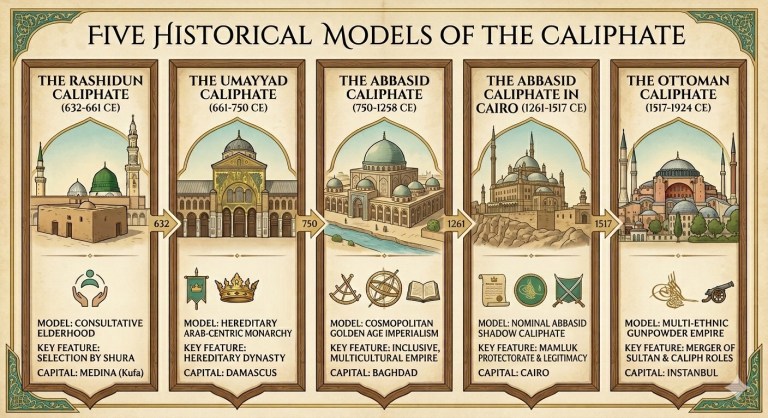 Five Historical Models of the Caliphate | Islamic Civilization